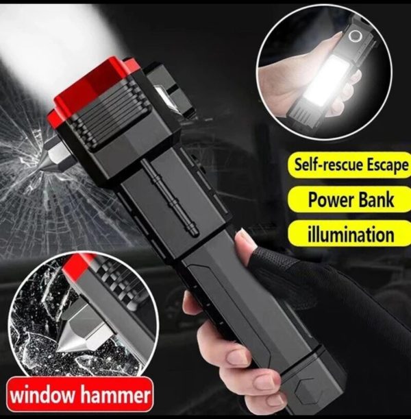 High-power Led Torch Light Rechargeable Flashlight And Multifunctional ...
